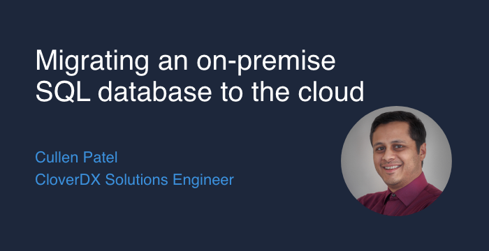 Migrating an on-premise SQL database to the cloud